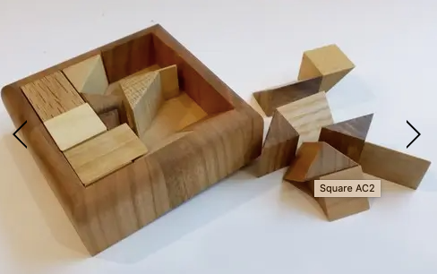 Square AC2 Packing Puzzle – Puzzle Box World