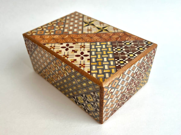 5 Sun 36 Step Yosegi Japanese Puzzle Box By Mr. Oka – Puzzle Box World